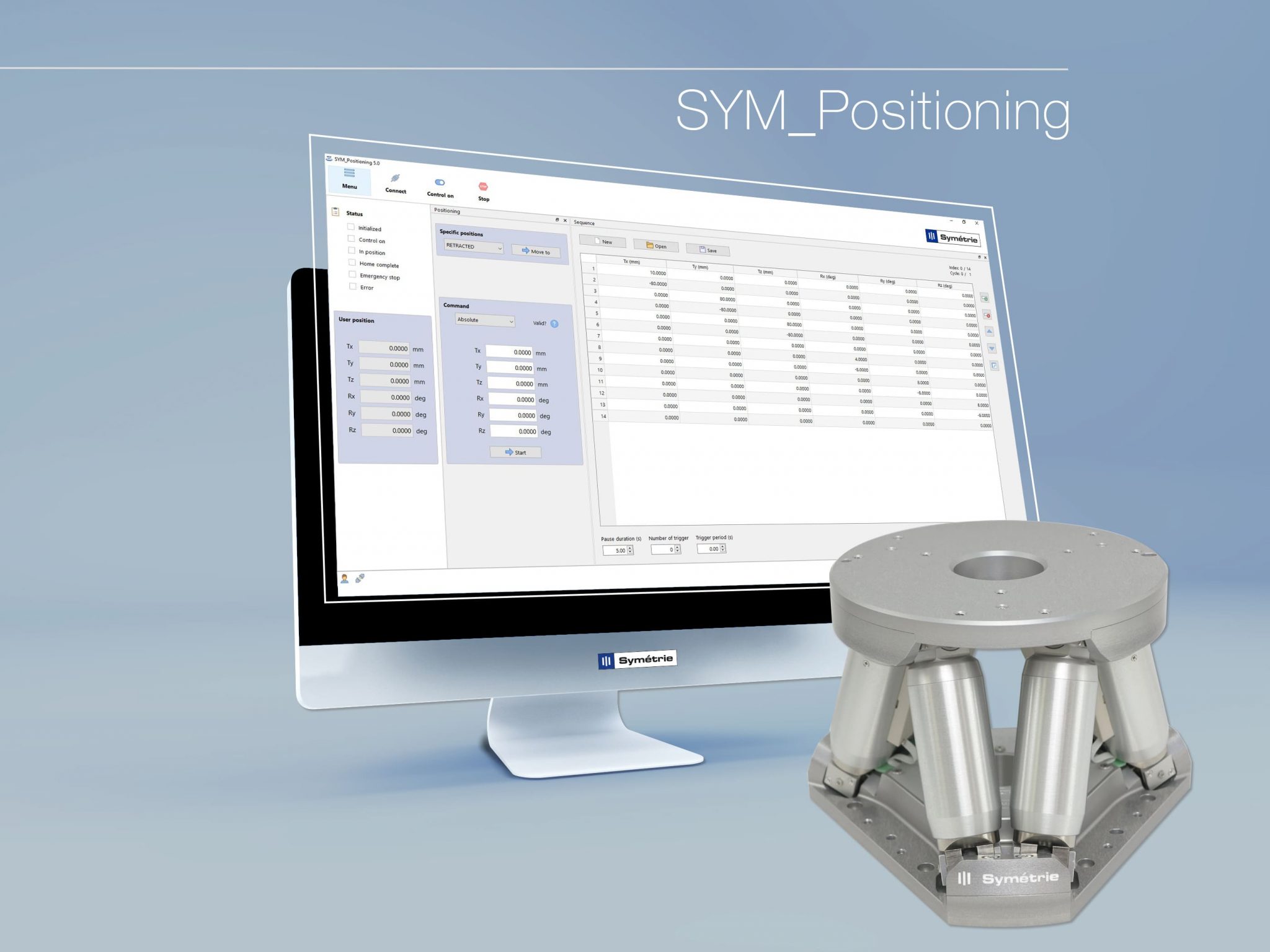 Discover SymPositionning, the software for positioners